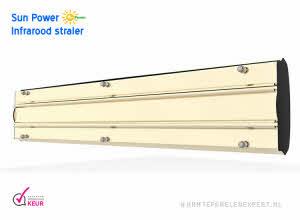 SunPower infrarood warmte straler SPH-1000 - Warmtepanelen